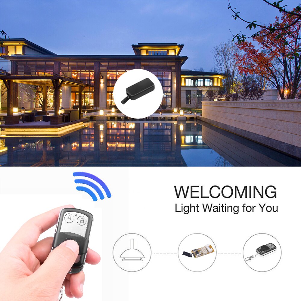 Kebidumei Diy 433 Mhz 1CH Rf Relais Ontvanger Draa... – Grandado