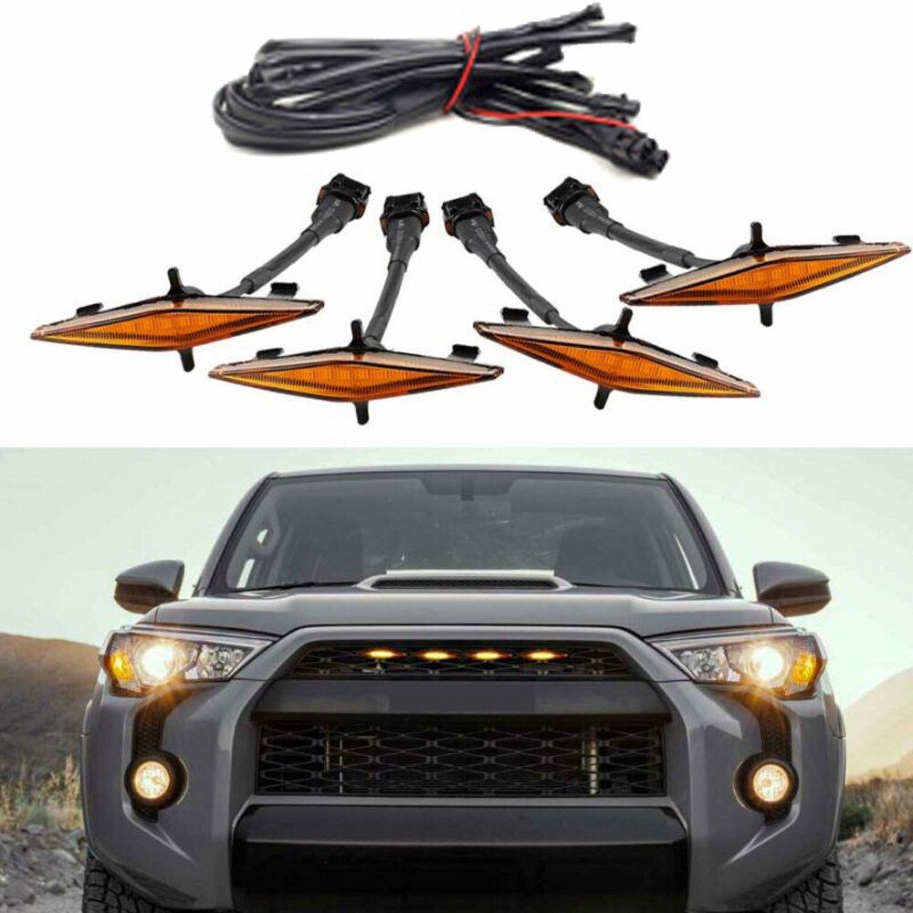 Set Grille LED Lights For Toyota 4Runner TRD Pro G... – Vicedeal