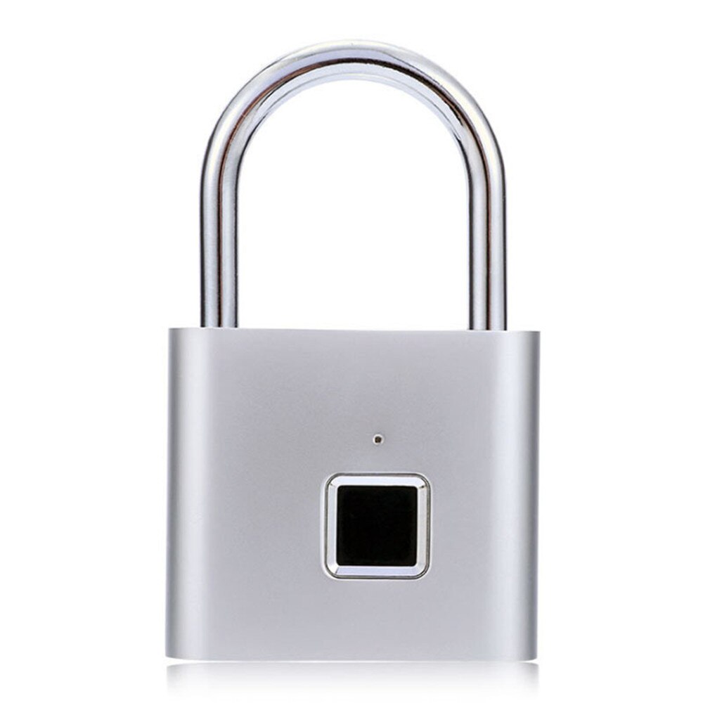 Black Silver USB Rechargeable Door Smart Lock Fing... – Grandado
