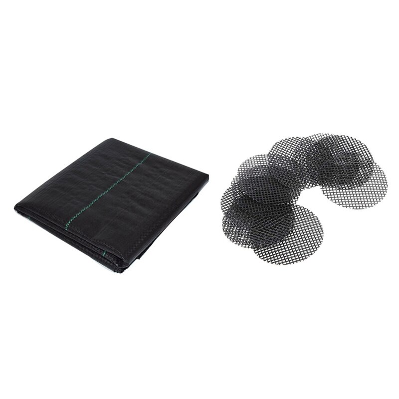 50 Pcs 8cm Round Flower Pot Hole Mesh Pad & 1x Lin... – Vicedeal