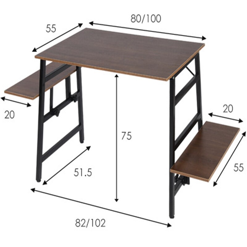 Folding lift type deformable high home desktop com... – Grandado