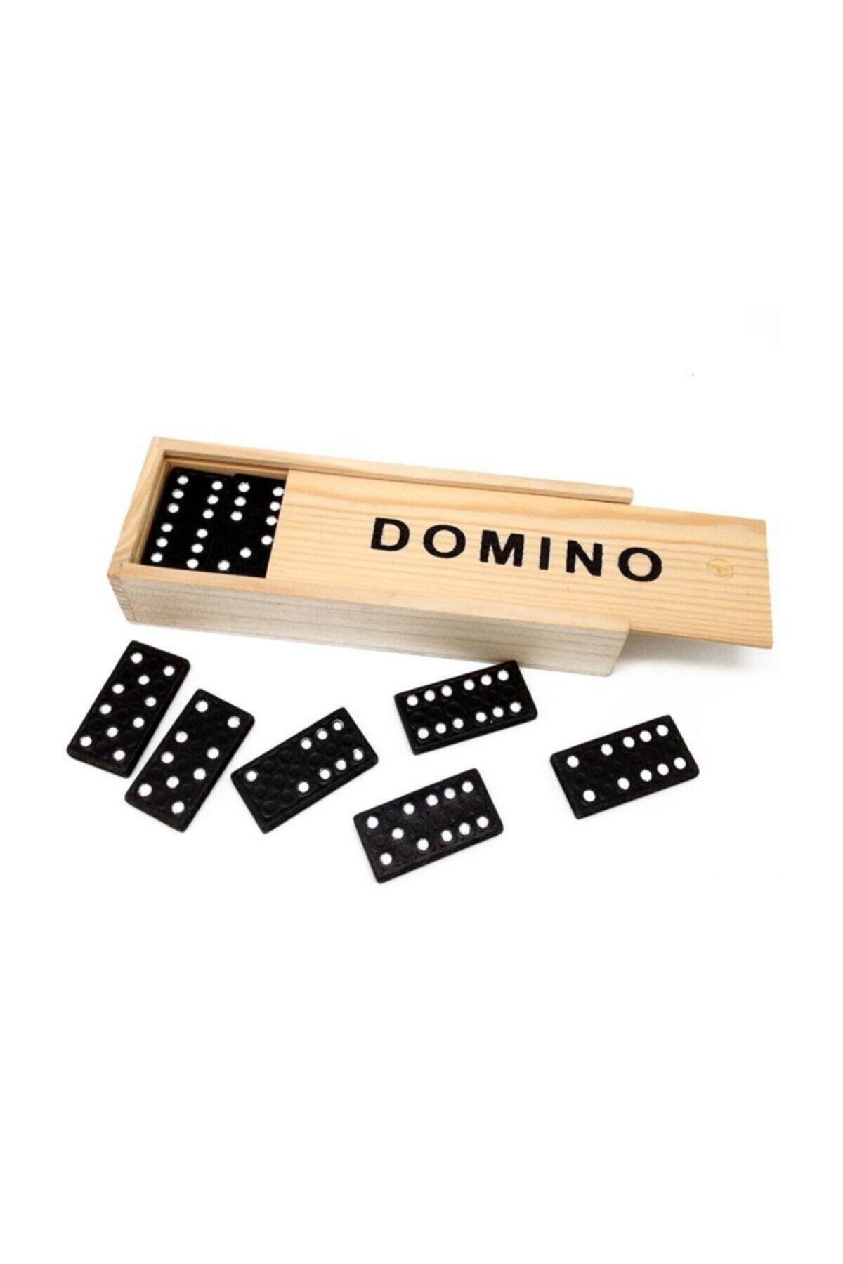 Wood Storage Boxed Dominos Stone Hobby Game Set – Grandado
