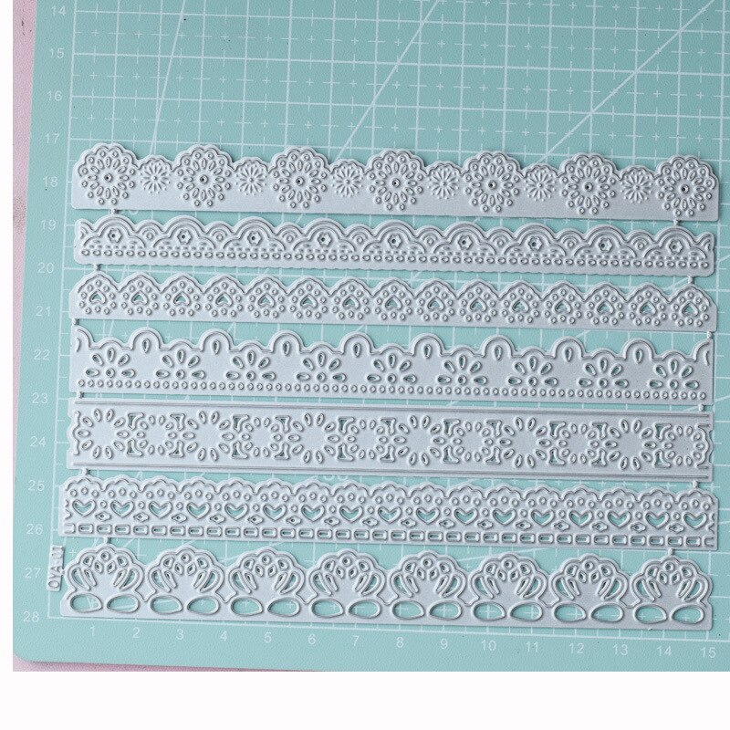 Lace Decorative Cards Edges Metal Cutting Dies Ste... – Vicedeal