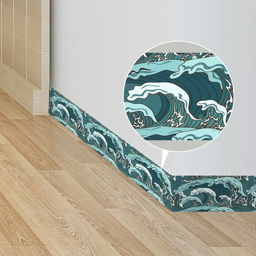 Funlife Waterproof Wall Border Stickers,Japanese S... – Grandado