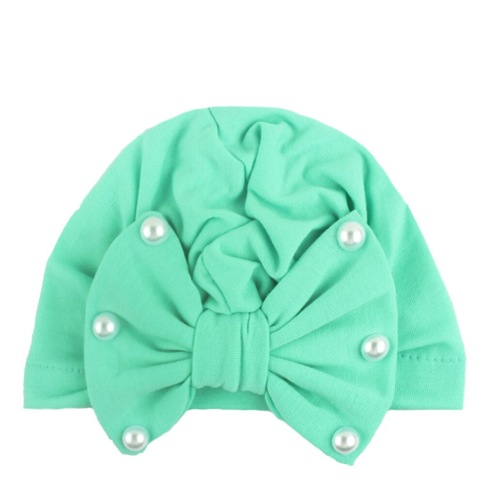 Barn turban flickor pärlor huvudbonader baby turba... – Grandado
