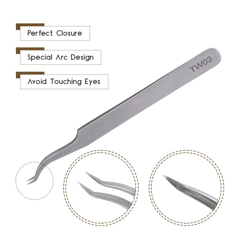 Klacuva Eyelash Extension Tweezers Pick Up 3D Fans... – Vicedeal