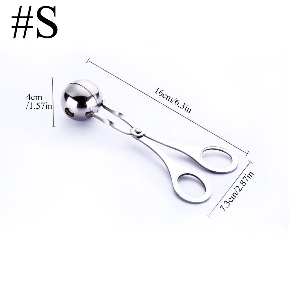 Meat Baller Stainless Steel Meat Baller Tongs Cake... – Vicedeal