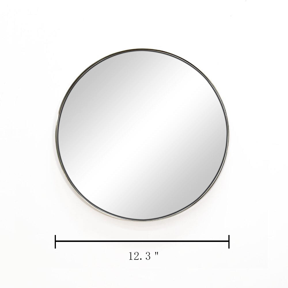 Brushed Metal Gold Wall Mirror | Glass Panel Gold ... – Vicedeal