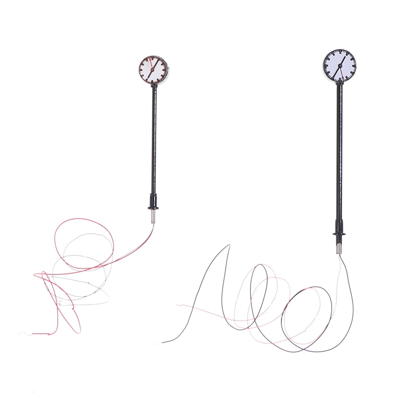 Model Railway Lights Lit Platform Clock Lamp Train... – Grandado