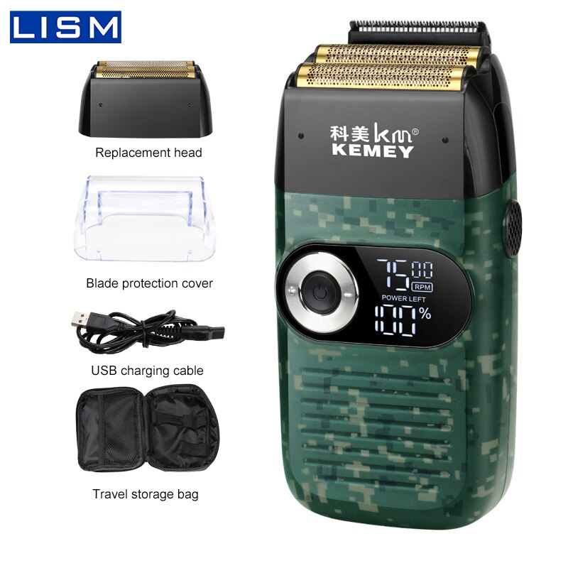 USB Rechargeable Cordless Shaver for Men Twin Blad... – Vicedeal