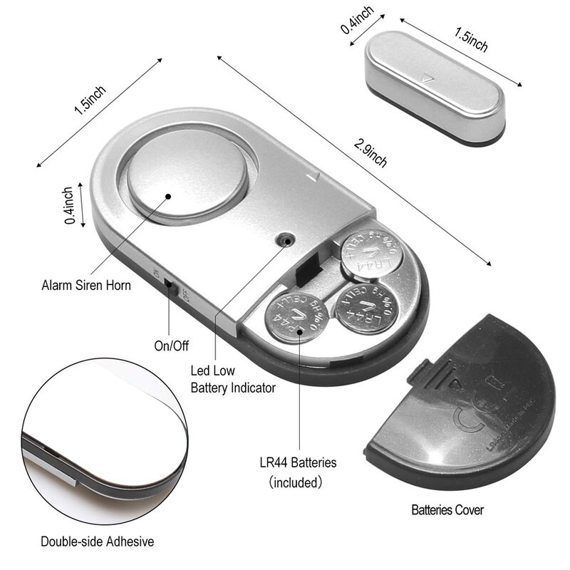 Home Safety Alarm System Standalone Magnetic Senso... – Grandado