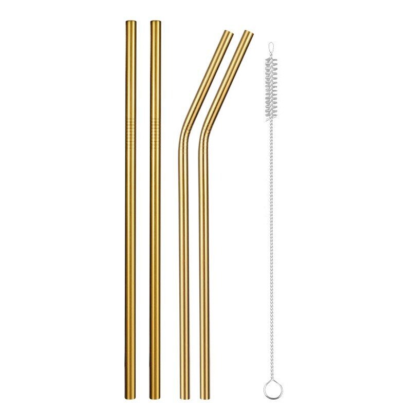 JuiQi 304 Stainless Steel Metal Straw Reusable Dri... – Grandado