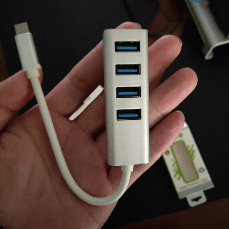 Usb C 3.0 Hub Usb Splitter 3.1 Type C Naar 4XUSB3.... – Grandado