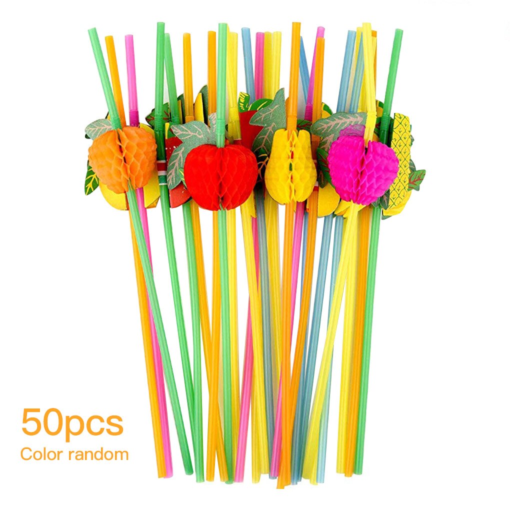 50Pcs Mini Umbrella Drinking Straw Umbrella Fruit ... – Grandado