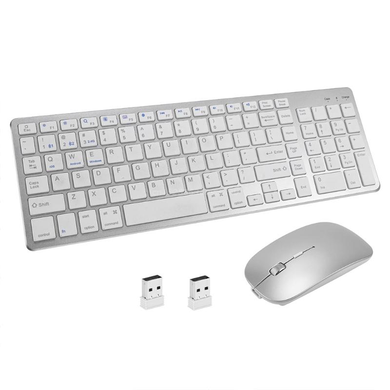 Wireless Keyboard and Mouse Combo Mechanical Bluet... – Grandado