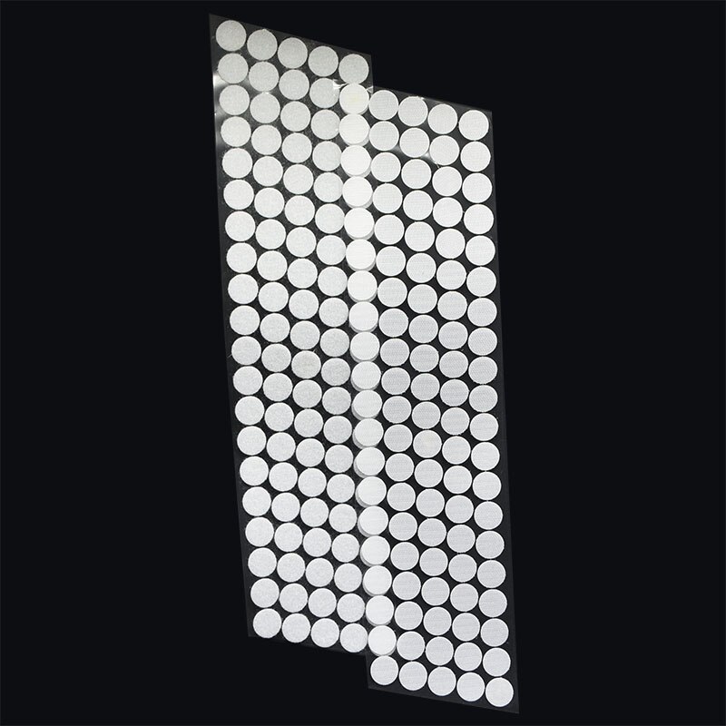 100 Pairs Velcros Adhesive Fastener Tape White Bla... – Grandado