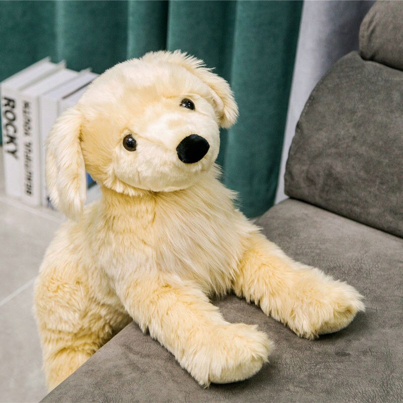 Lifelike Golden Retriever plush toy simulation Lab... – Grandado