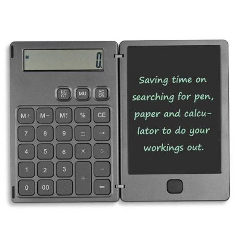 Calculator Writing Pad 2 in 1 LCD Writing Pad Mult... – Vicedeal