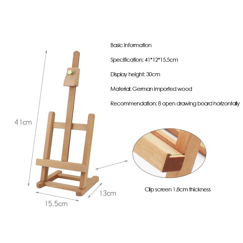 Art Mini Artist Wooden Table Folding Painting Ease... – Vicedeal