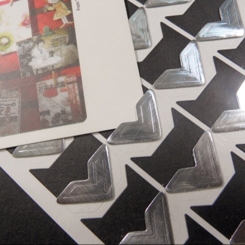 24Pcs Diy Vintage Corner Paper Stickers Presse-pap... – Grandado