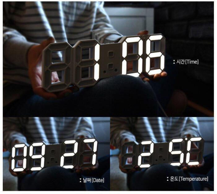 USB Digital Table Clocks Wall Clock LED Time Displ... – Vicedeal