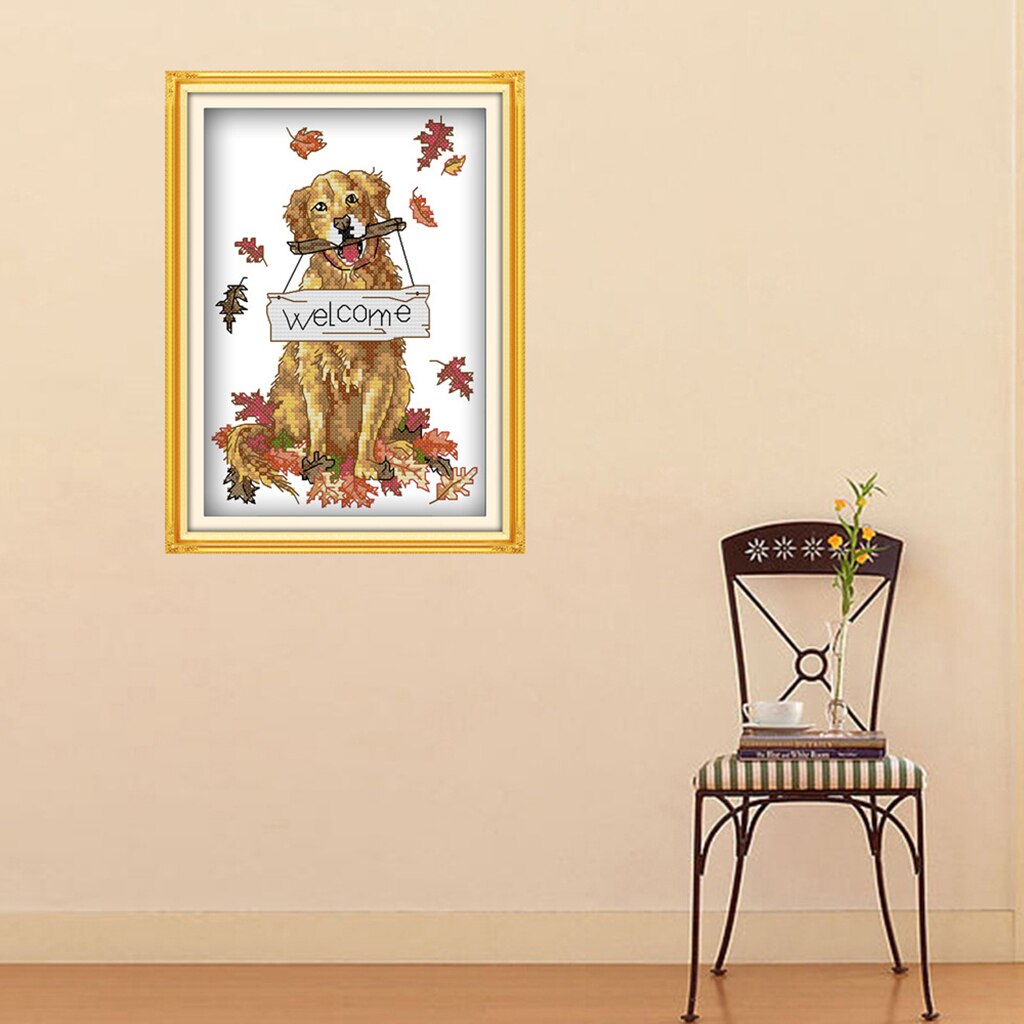 DIY Stamped Cross Stitch Kits with Printed Pattern... – Grandado