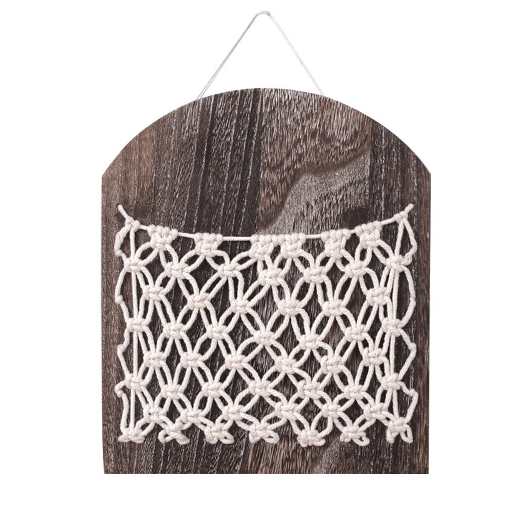 Wood Wall Mounted Holder Rustic Magazine Rack Stor... – Grandado