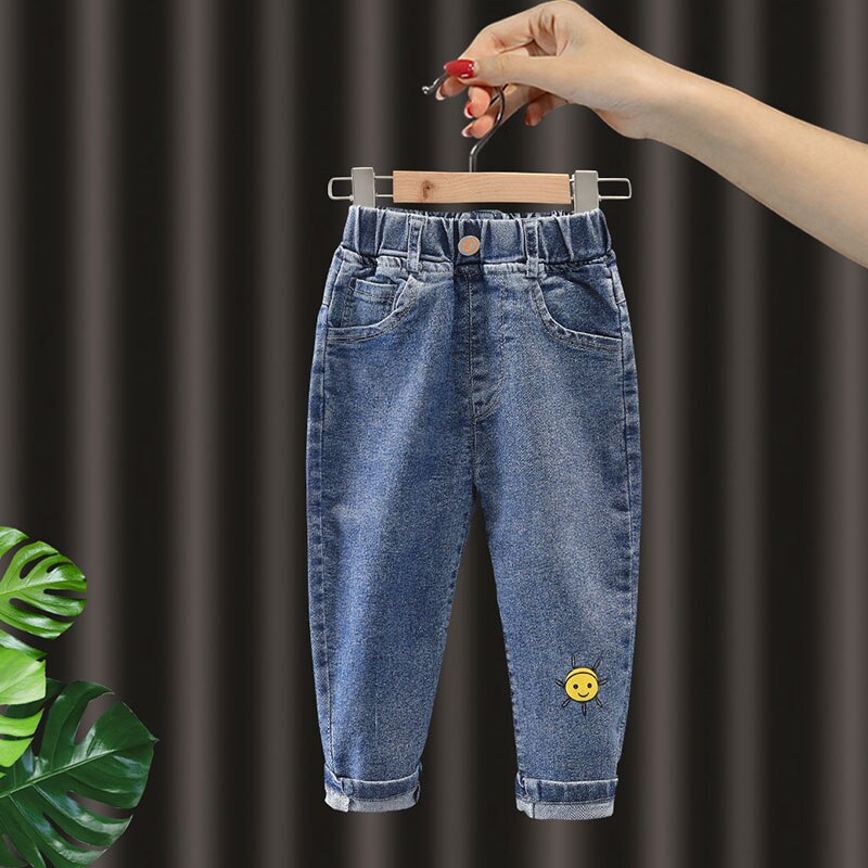 Kinder Cartoon Hosen Hose Mädchen Jeans Kinder Jun... – Vicedeal