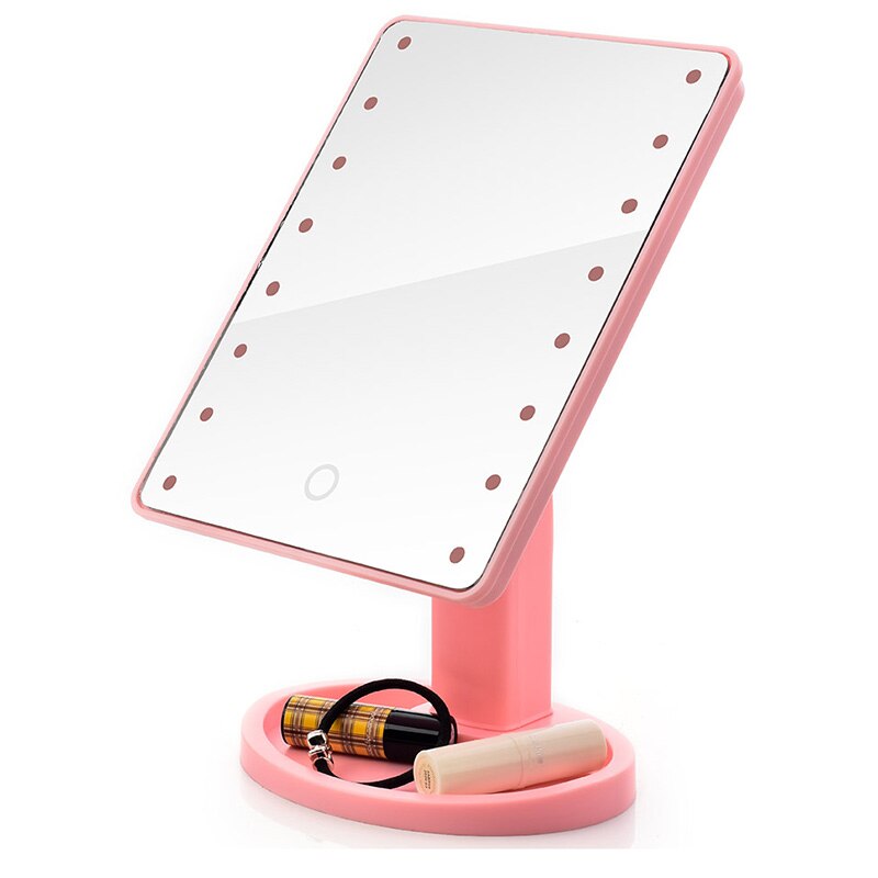 360 Degrees Rotation Makeup Mirror Adjustable 16/2... – Grandado
