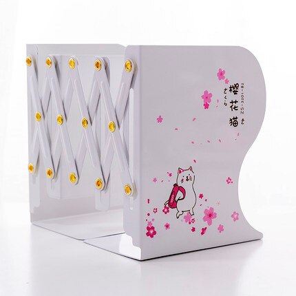 Cherry Retractable Bookends for Shelves Metal Book... – Grandado