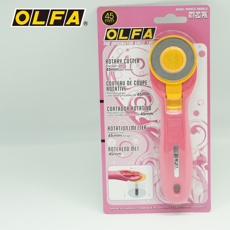 OLFA Rotary Cut Knife Cutter 45mm Pink OLFA RTY-2C... – Vicedeal