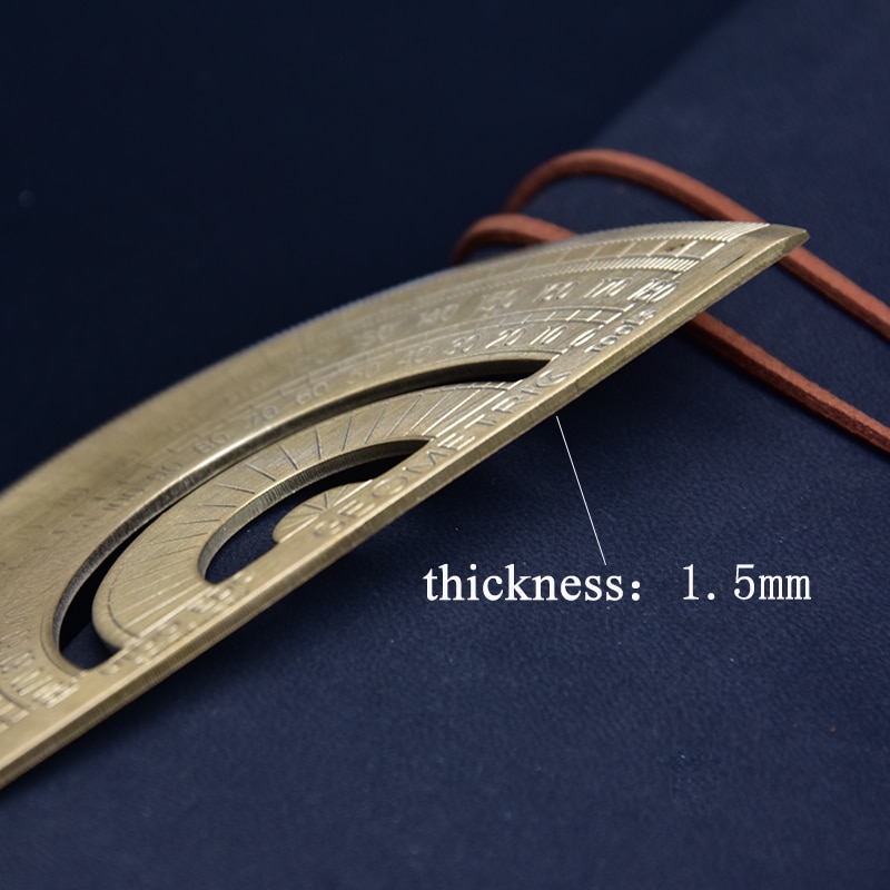 CCCAGYA H003 length 10cm copper Protractor Office & School Supplies ...