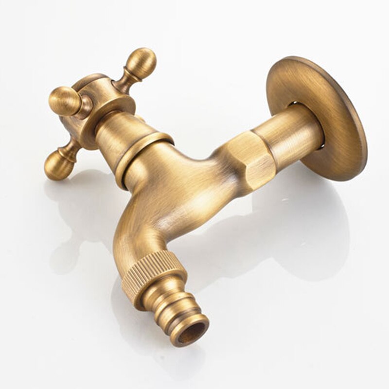 Badrumskran lyxig antik mässing vattenkran dekorat... – Vicedeal