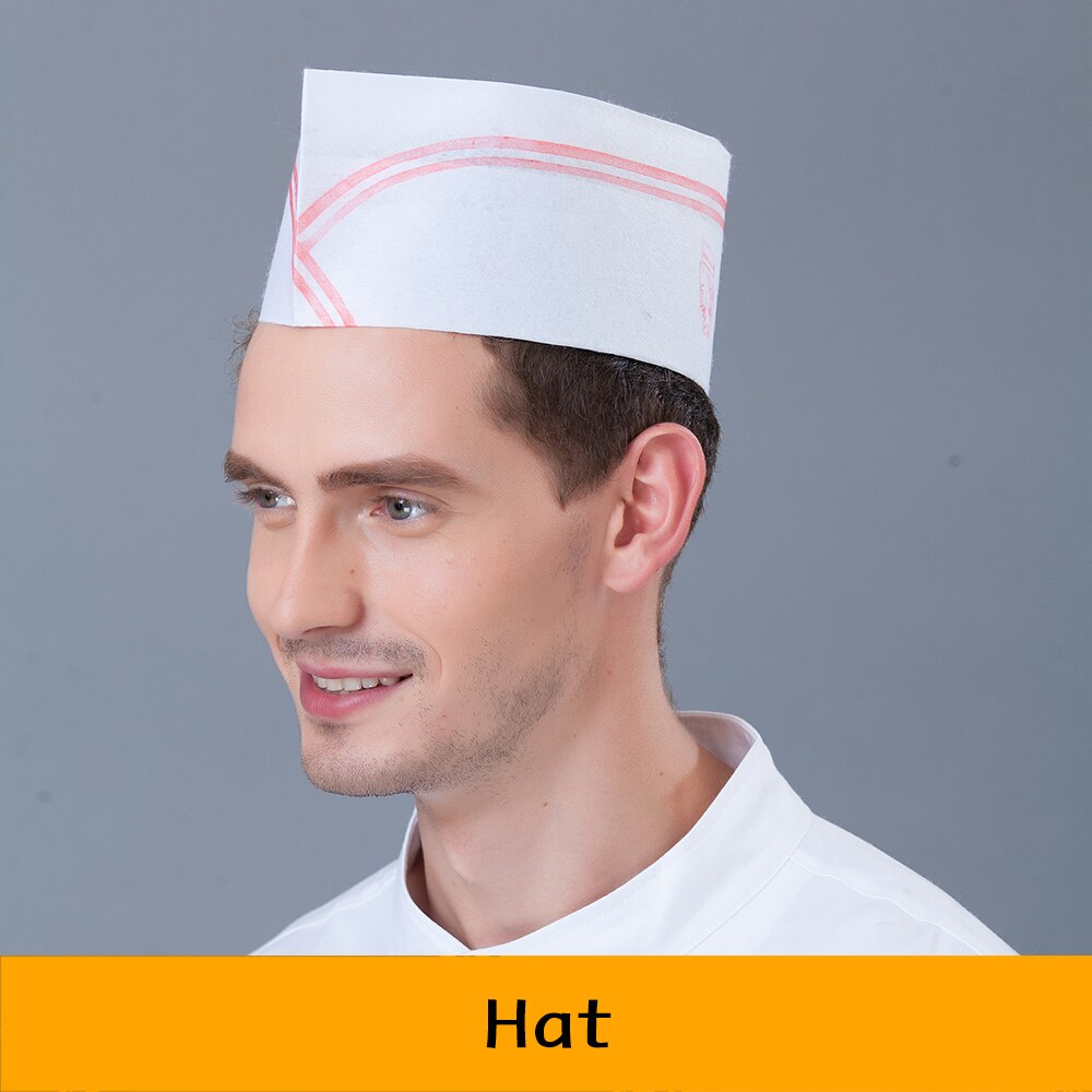 20Pcs/Lot Disposable Chef Hat Food Service Cook Un... – Grandado