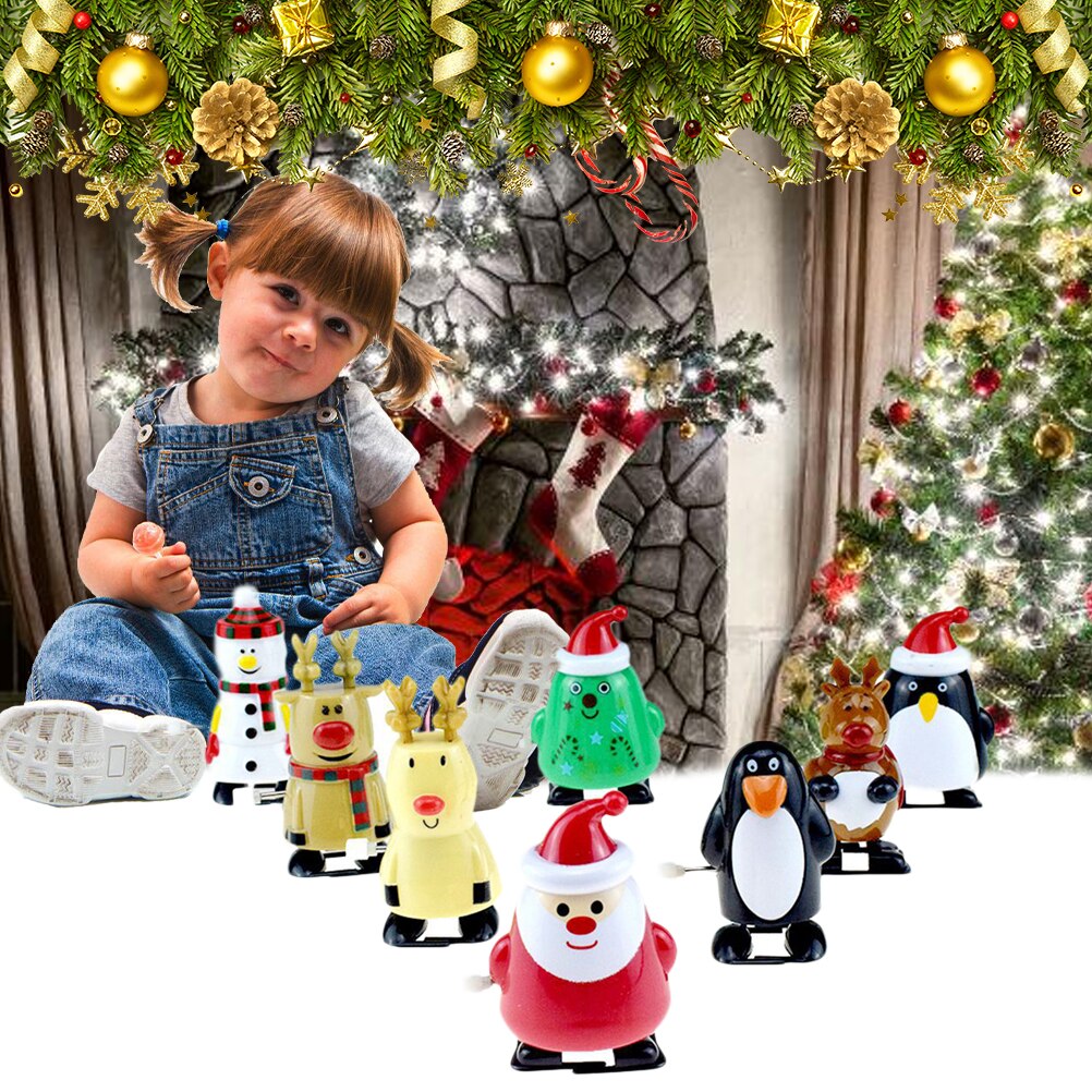 8pcs Christmas Wind Up Toys Penguin Christmas Tree... – Grandado