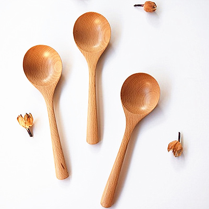 1PC Long Wooden Spoon Domestic Kitchen Soup Spoon ... – Vicedeal