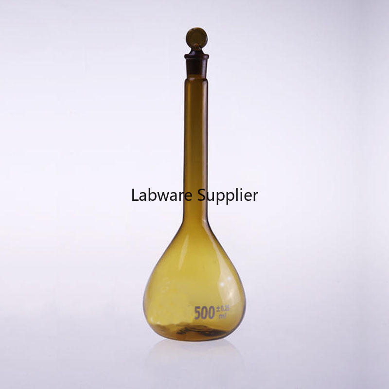 Volumetric brown glass flask,High borosilicate vol... – Grandado