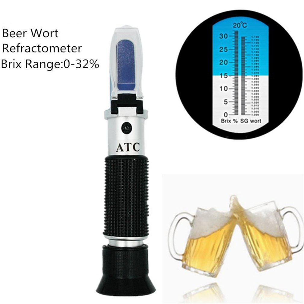 Beer Wort Refractometer Dual Scale Specific Gravit... – Vicedeal