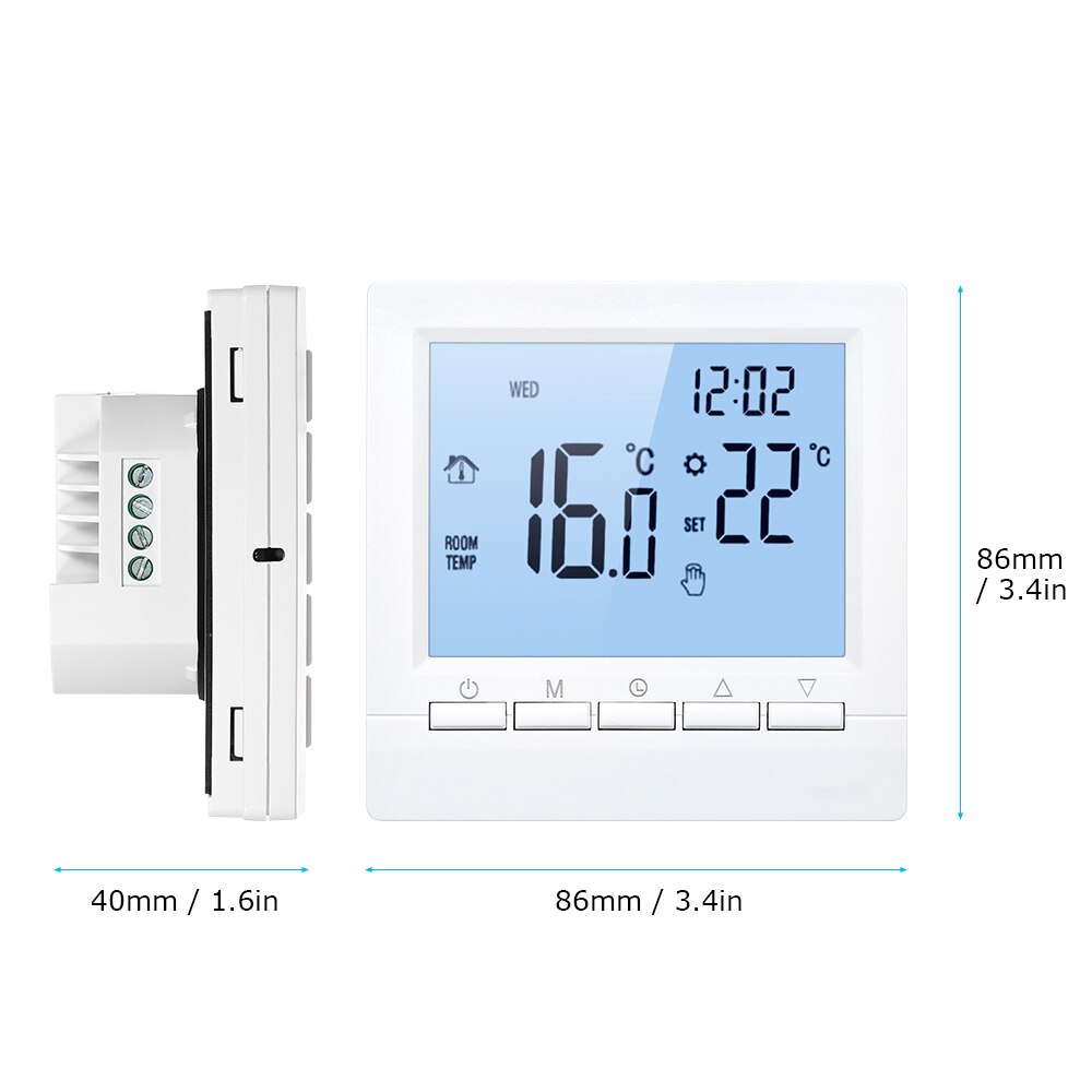 APPControl Wi-Fi Smart Thermostat Digital Temperat... – Grandado