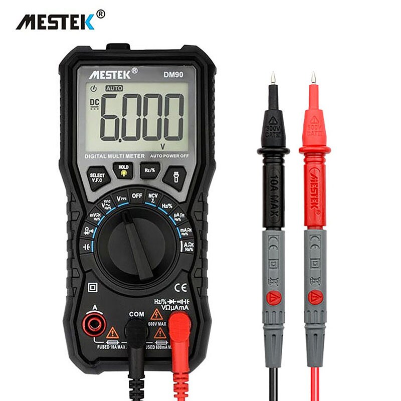 Mestek NCV Digital Multimeter 6000 counts Auto Ran... – Vicedeal