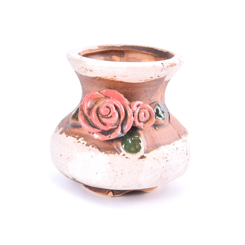 Cute Funny Succulents Mini Ceramic Vase Fluffy Cer... – Vicedeal