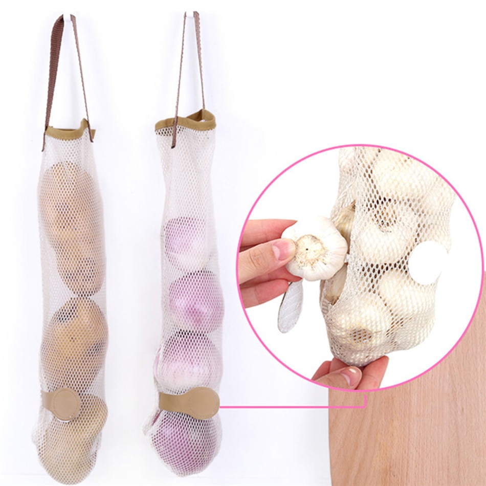 SEAAN Vegetable Onion Potato Storage Hanging Bag H... – Vicedeal