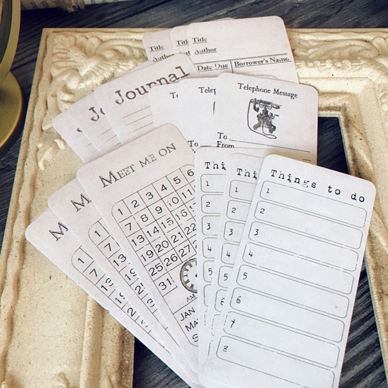 Retro notes tag stickers To do list writing materi... – Grandado