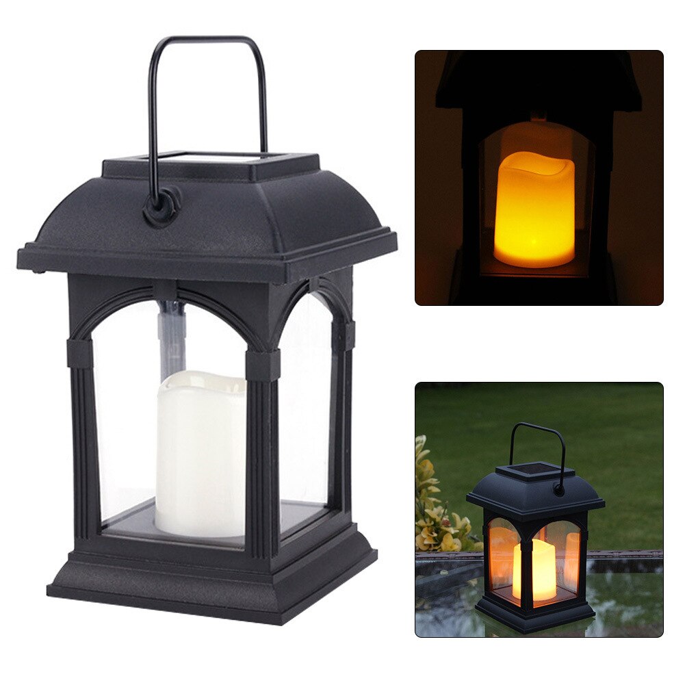 Solar Garden Light LED Solar Candle Lantern Courty... – Grandado