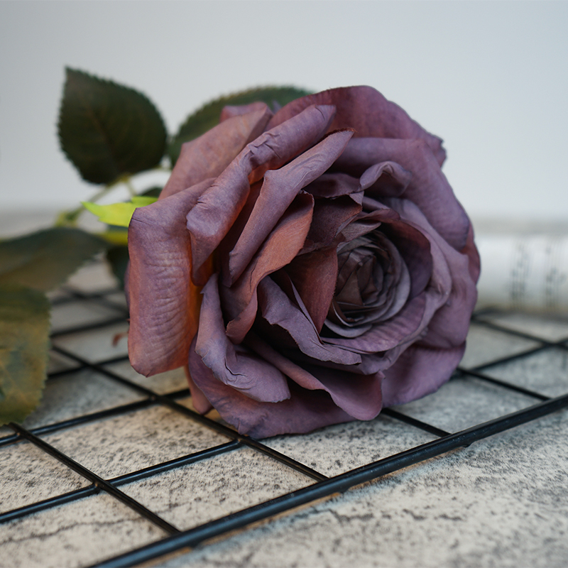 SunMade 1 PC Luxury Large Roses Purple Flowers Liv... – Grandado