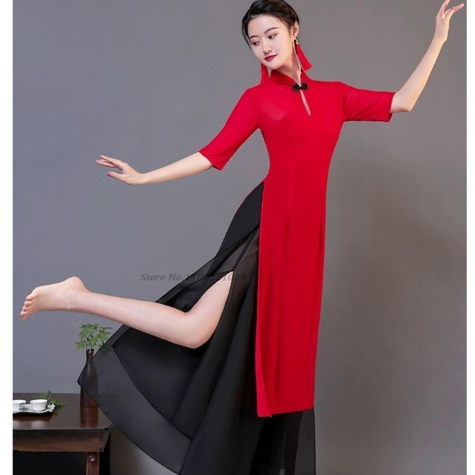 2022 chinese dress costumes women qipao dress+pant... – Grandado