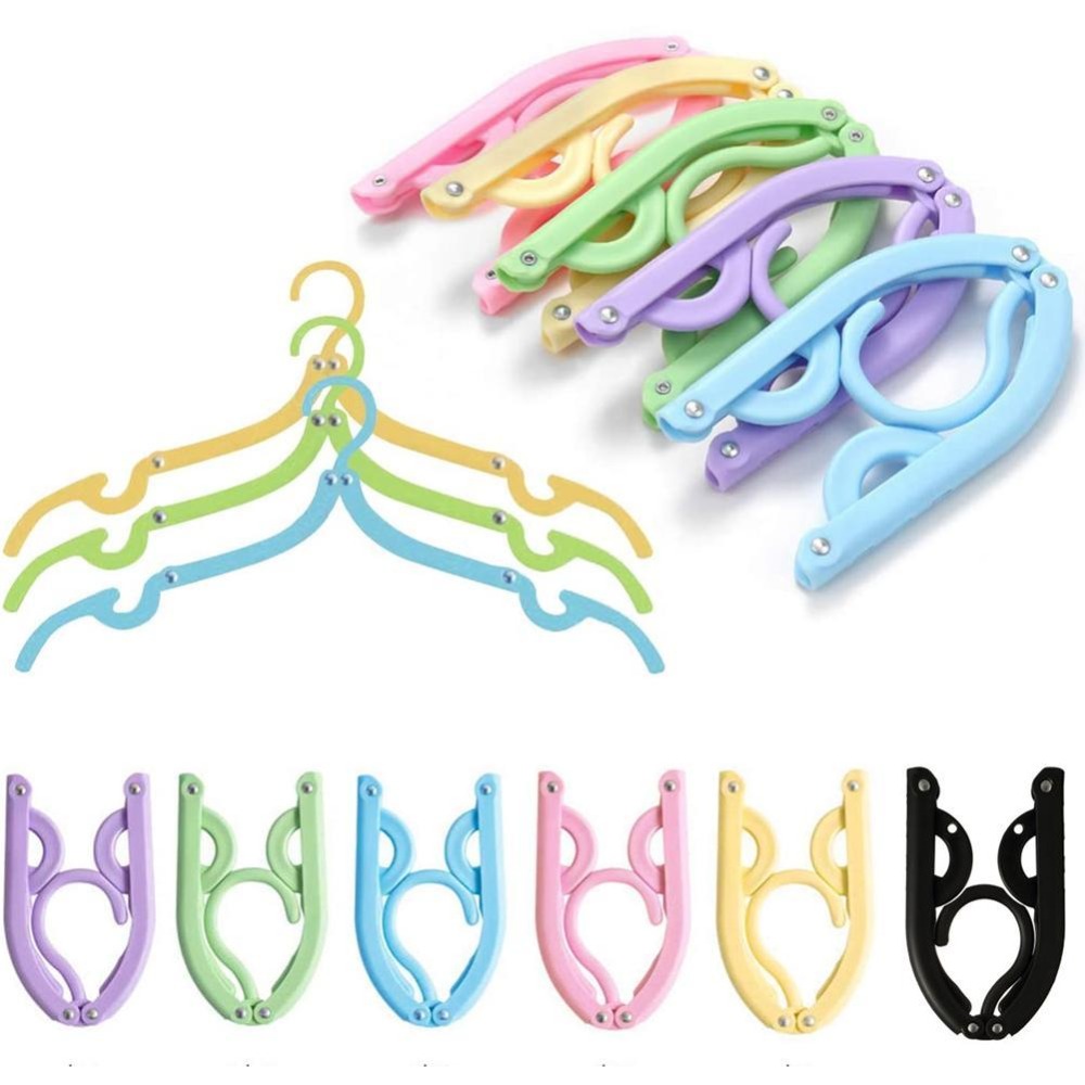 5PC Folding hangers portable outdoor non-slip hang... – Grandado