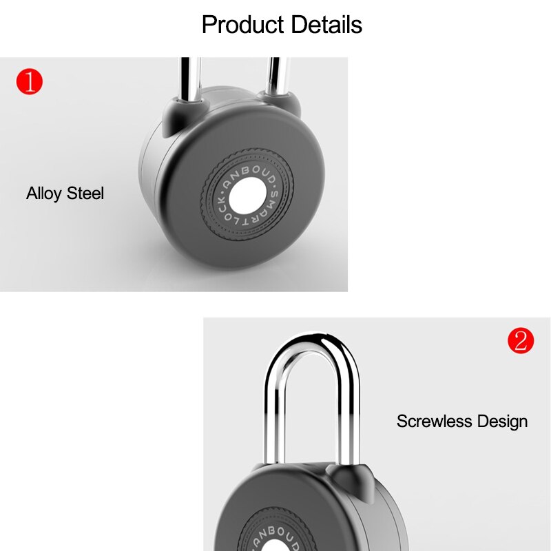 Door Lock Security Portable Smart Waterproof Keyle... – Grandado