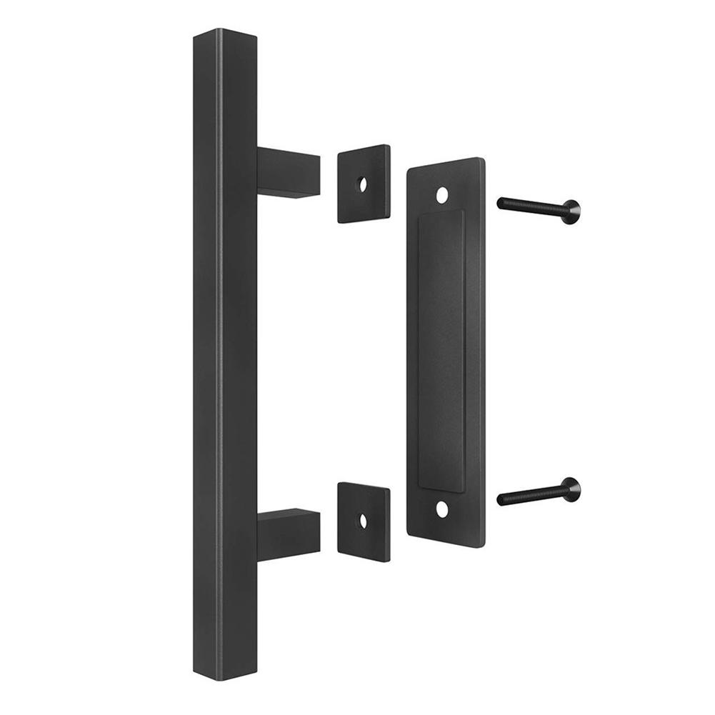Black Matte Door Handle Barn Garage Durable Americ... – Grandado