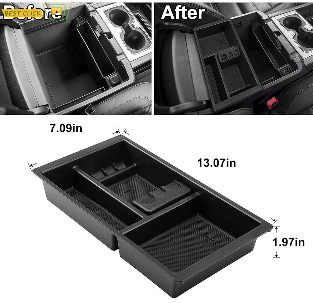 Center Console Organizer Armrest Storage Box for G... – Grandado